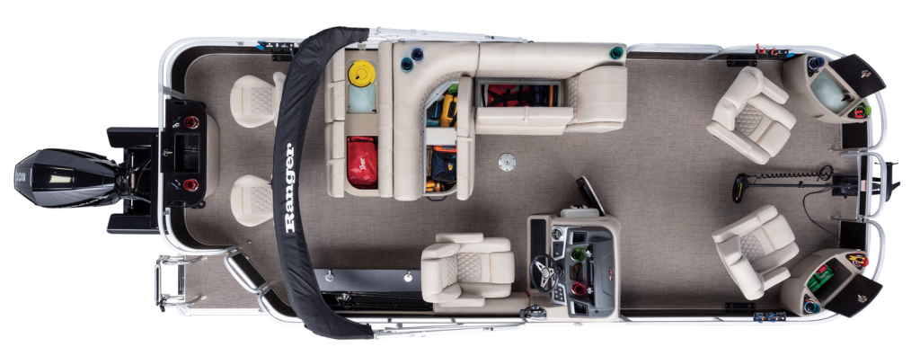 2020 Ranger Reata RP223F Triple-Tube Fish Pontoon – Vics Sports Center